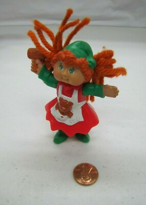 Vintage 1984 Cabbage Patch Kids Girl Figure Christmas Santa Elf Pvc ...