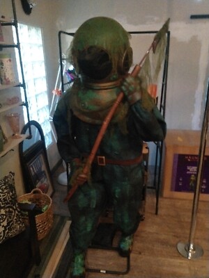 Lowes Haunted Living 6ft Animated Halloween Deep Sea Diver Animatronic ...