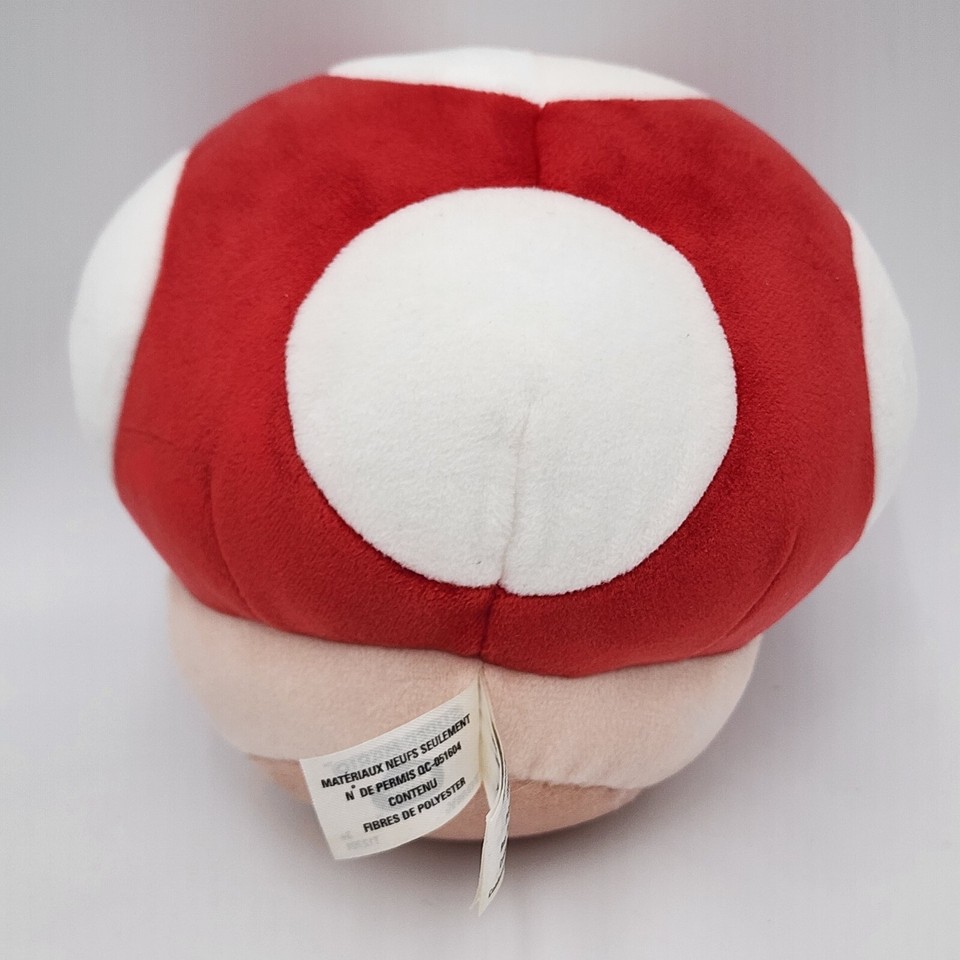 Super Mario Bros Kart Red 1UP Mushroom Plush Stuffed Toy Tomy Club ...