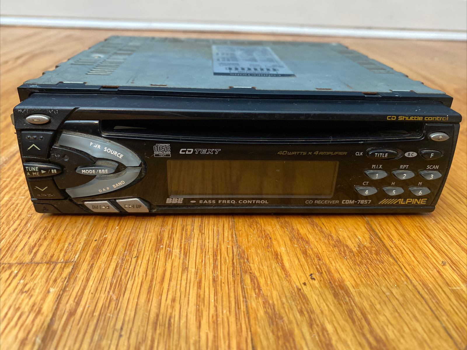 Alpine+CDM-7857+CD+Player+In+Dash+Receiver for sale online | eBay