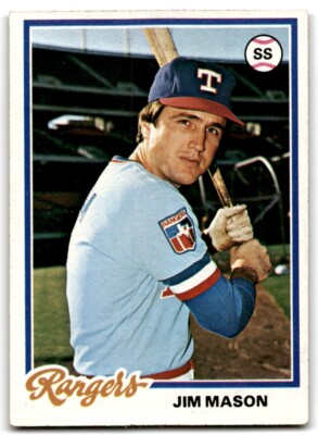 1978 Topps Jim Mason Texas Rangers #588 | eBay