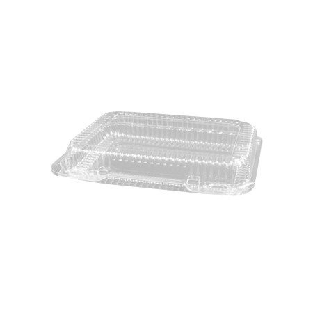 DFI Detroit Forming LBH 661 Clear OPS Plastic Square Hinged Locking Lid ...