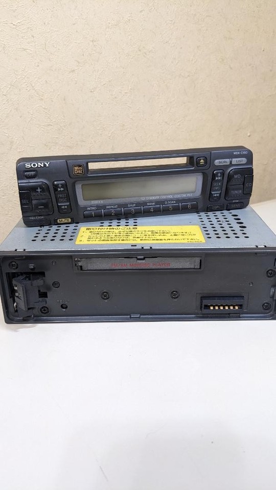 Sony Mdx-C150 Car Audio Md Deck In-Dash Receiver Minidisc Player ...