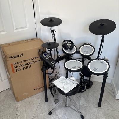 Boxed Roland TD-11KV Electronic drum kit With stool, manual and ...