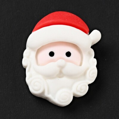 Christmas Cabochons Slime Charms Santa Claus Glue on Resin Flatbacks ...