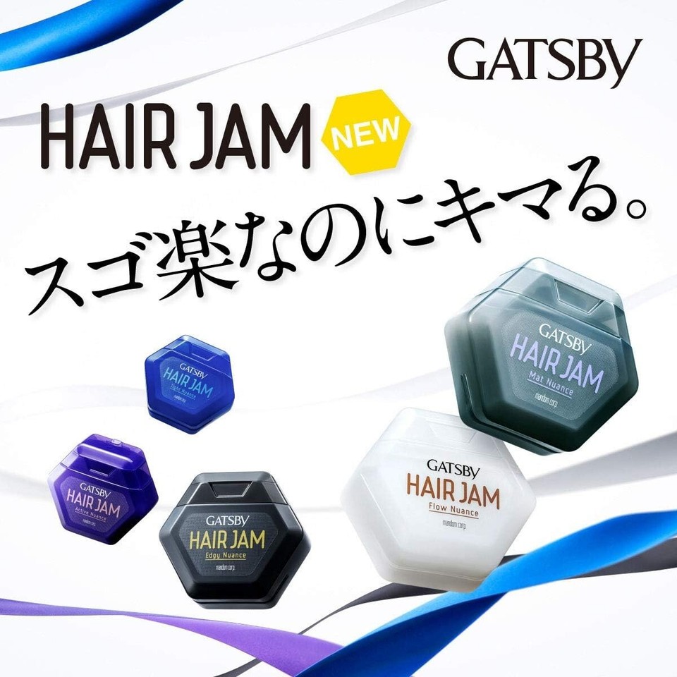 Gatsby Hair Jam Flow Nuance Hair Styling Lotion 2Pack Set 110g 85mm× ...