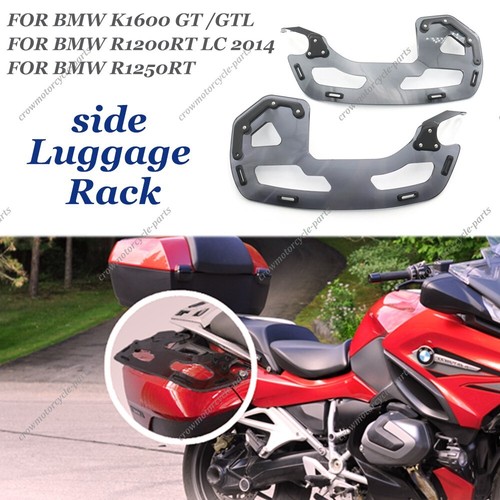 Smoked Gray Side Additional Luggage Rack For BMW K1600 GT/GTL R1200RT ...