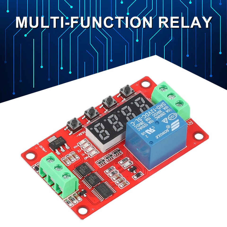 FRM01 Infinite Loop Relay Module 1CH Automation Delay Loop Module (12v ...