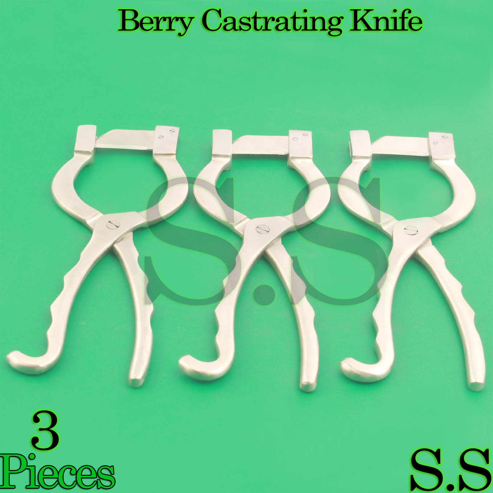 3 Newberry Castrating Knife Castrate Cattle Bulls | eBay
