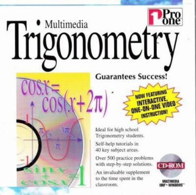 Multimedia Trigonometry PC CD learn high math calculate triangle ...