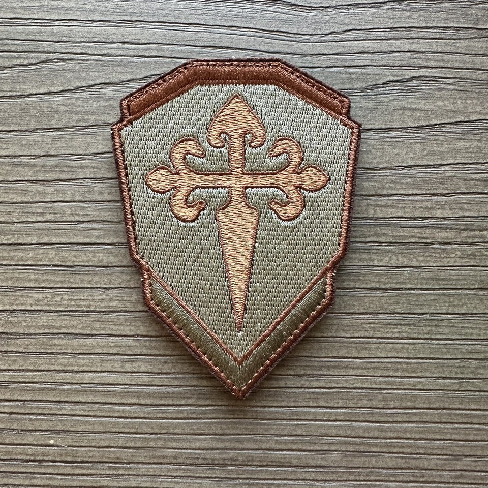 CROSS OF ST JAMES SANTIAGO CHRISTIAN TACTICAL HOOK MORALE MULTICAM ...