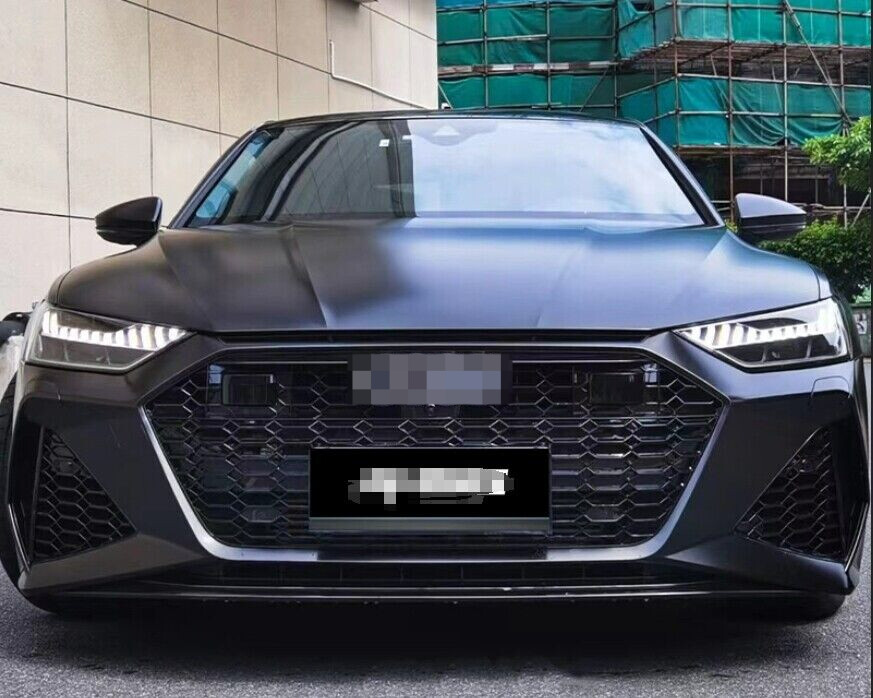For 2019 2020 2021-2024 Audi A7 S7 RS7 Front Honeycomb Mesh Grill ...