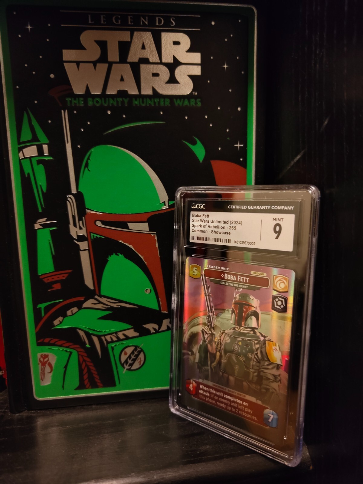 Star Wars Unlimited - Boba Fett Leader Showcase Card - Grade 9 | eBay
