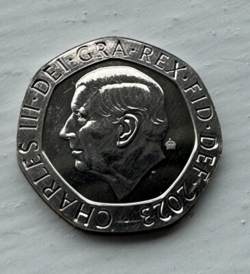 King Charles Double Sided 20 Pence Coin - Double Headed / Double Tailed ...