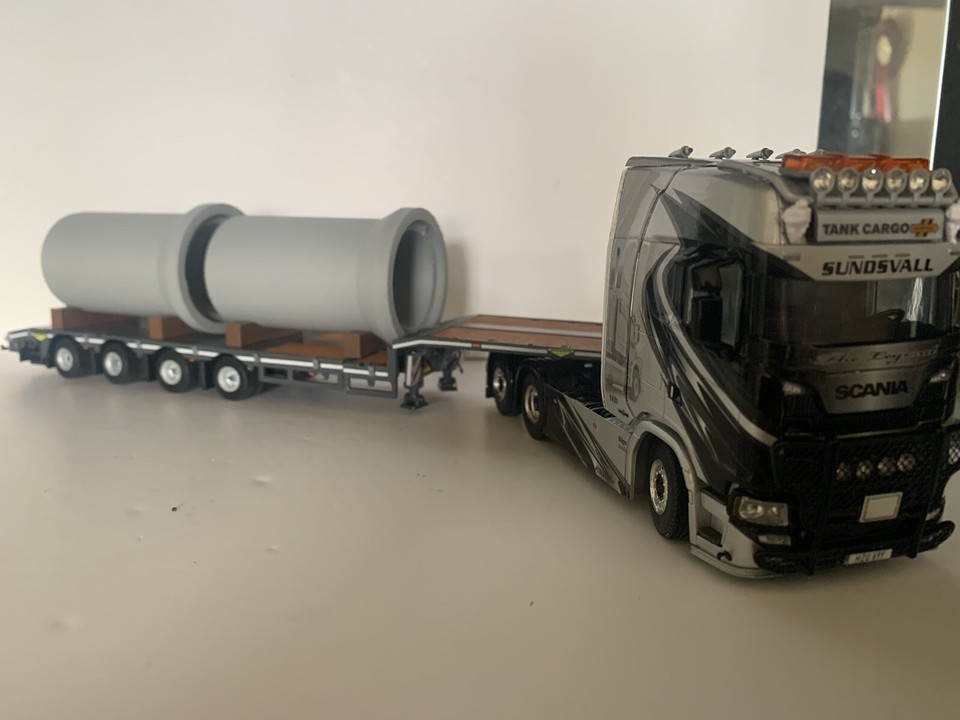 1.50 Scale Oversized Pipe Load Truck Lorry Load Diorama Suits Wsi Tenno ...