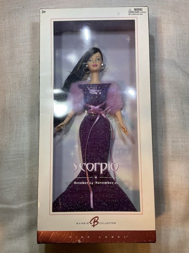 Zodiac Scorpio Pink Label Barbie Doll 2004 Mattel C3825 | eBay
