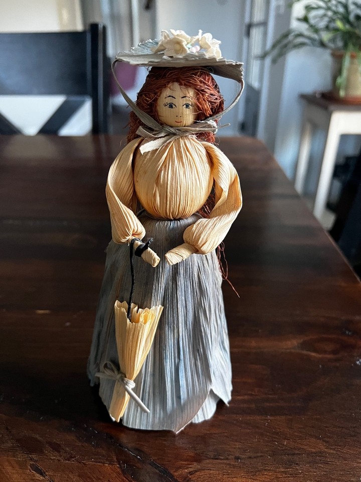 Lot of 8 Vintage Corn Husk Dolls | eBay