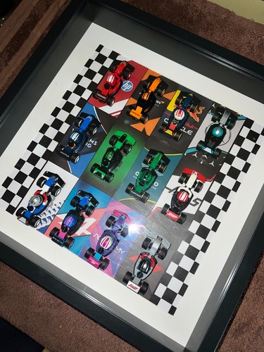 Display Frame for LEGO® Formula One 71049 Series – INCLUDES FULL SET OF ...