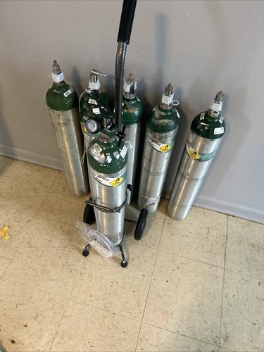 Medical Oxygen Tanks Size E, 680L (Empty) UN1072 - 6 Available An ...