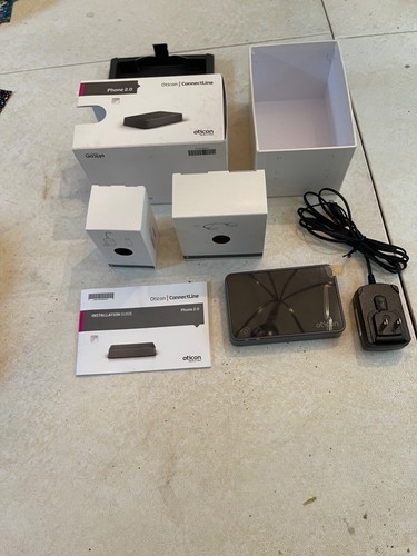 Oticon ConnectLine Phone Adapter 2.0 For Hearing Aids BS-H200 OPEN BOX ...