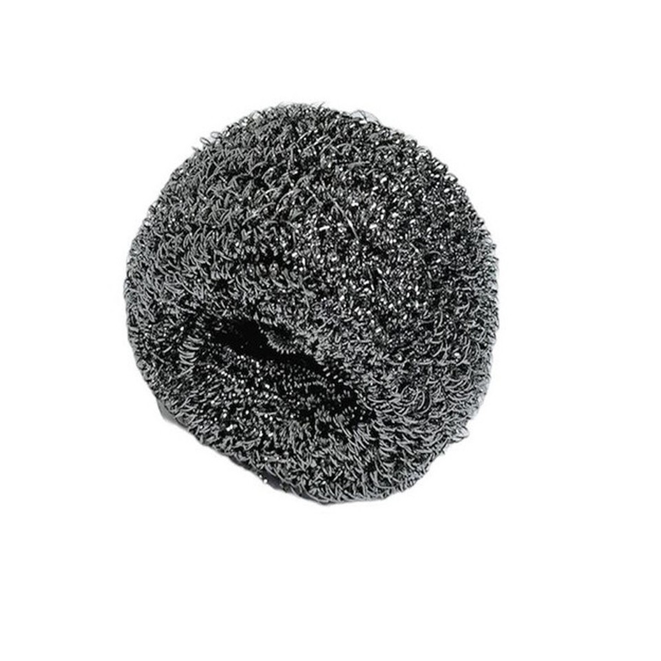 6 Pc HD Stainless Steel Scourer Commercial Quality Scrubber 50g ...