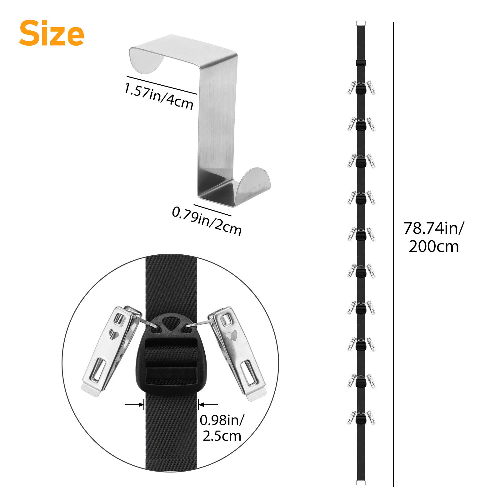 Baseball Cap Hat Rack Door Hanger Holder Storage Hook Hanging Organizer ...