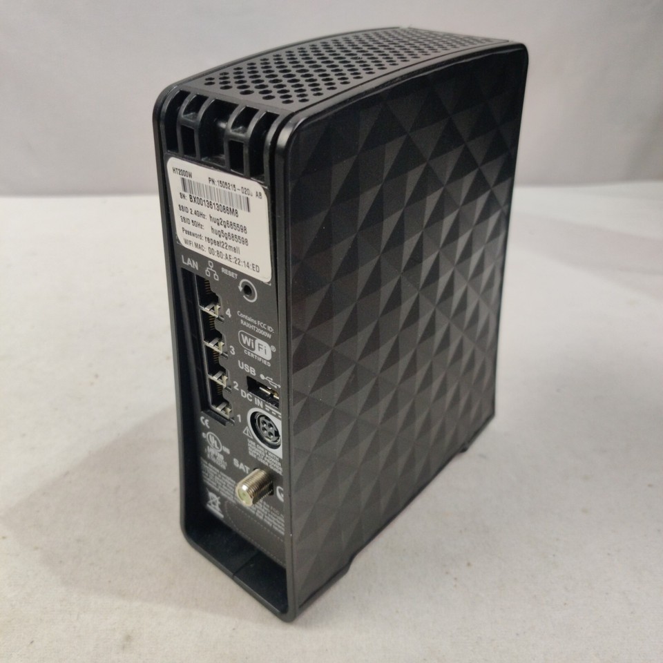 HughesNet HT2000W Satellite Dual Band 2.4 - 5Ghz Modem Router NO POWER ...