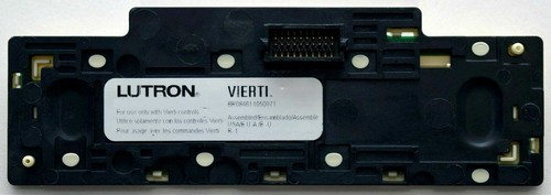 Lutron Vierti VT-LED-G-AL 600w ALMOND Tap Bar GREEN Touch Dimmer Light ...