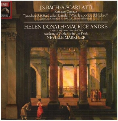 LP Bach, Vivaldi / Maurice André, Helen Donath a.o. Baroque Cantatas ...