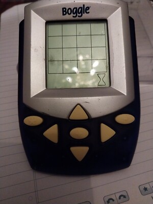 2002 Blue BOGGLE Handheld Electronic Game Hasbro Hand Held Tested ...