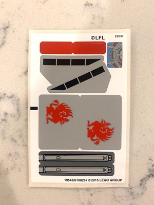 LEGO STICKER SHEET for 75081 T-16 Skyhopper, New & Genuine! | eBay