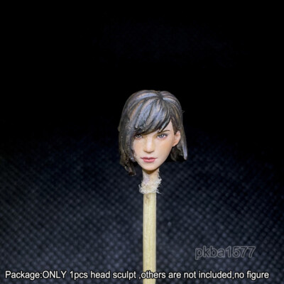 Premium 1/18 Short Hair Tifa Lockhart Head Sculpt Girl Head For 3.75 ...