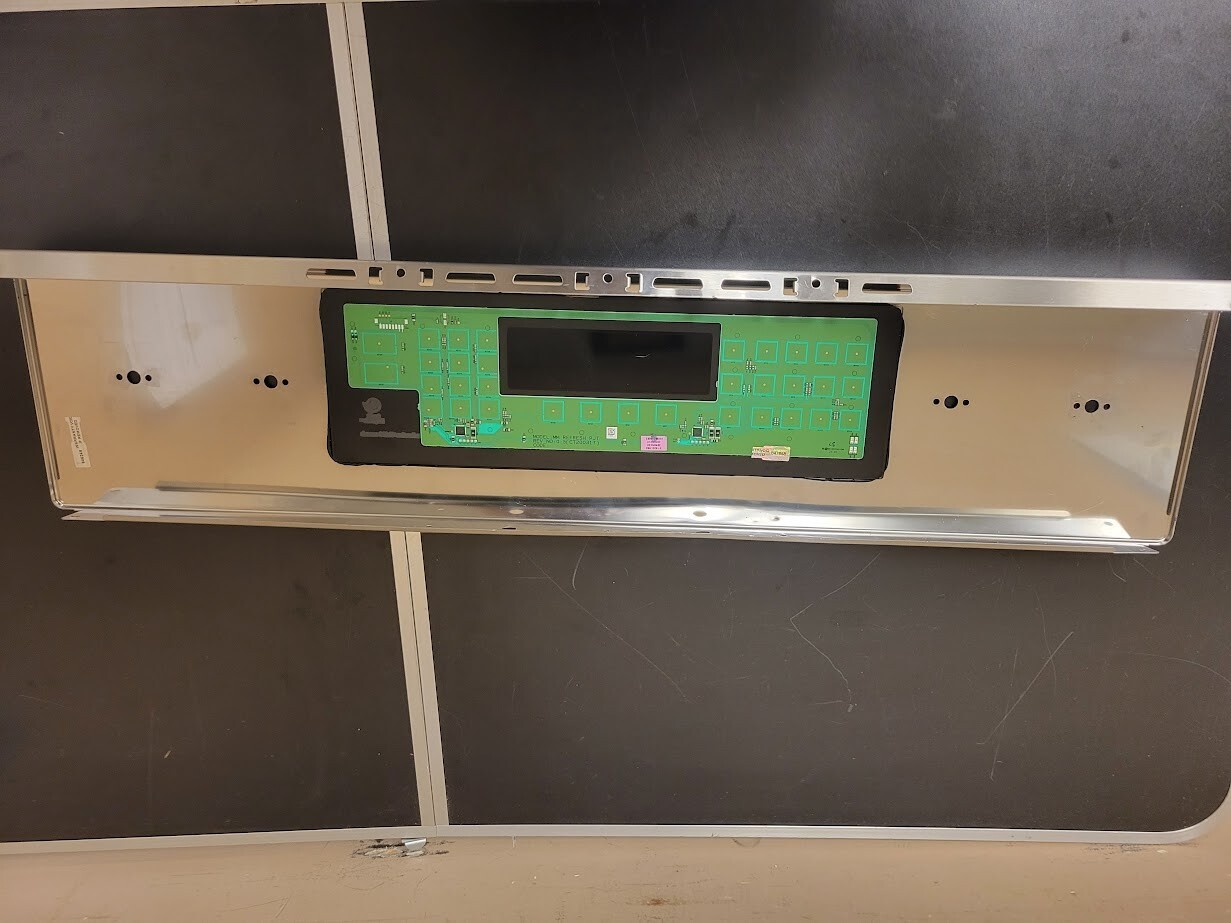 OEM LG Range Control Panel STAINLESS AGM30025501 for LREL6325F/00 ...