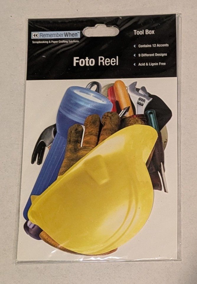 Foto Reel TOOL BOX (12) Photographic Diecut Accents SCRAPBOOKING 9 ...