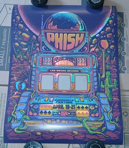2024 Phish Limited Edition Slot Machine Foil Poster Print Las Vegas The ...