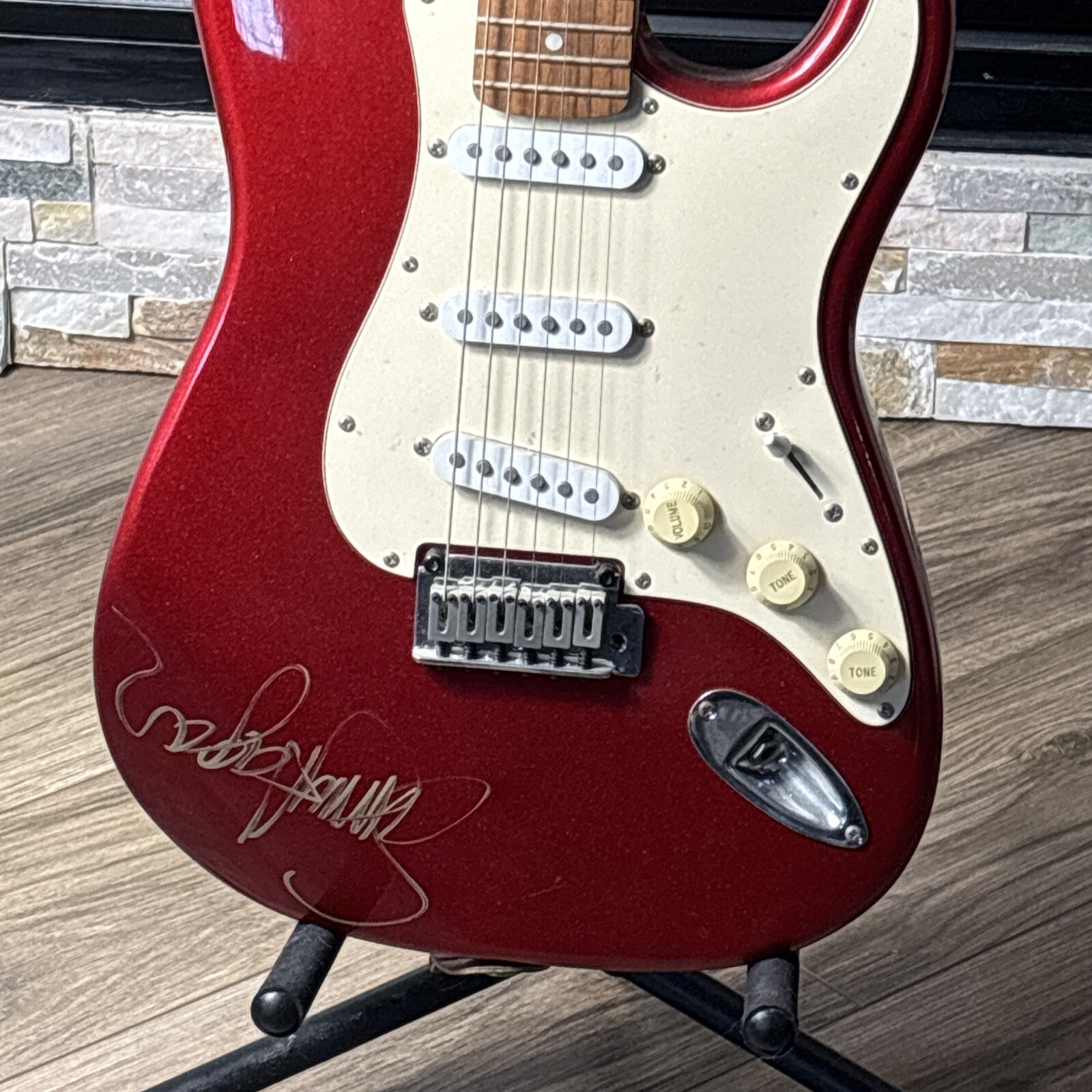 Sammy Hagar Signed Autographed Guitar Van Halen Montrose Red Rocker No ...