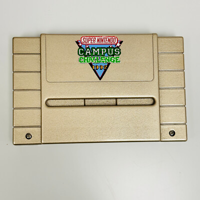 SNES CAMPUS CHALLENGE 1992 GOLD RETROUSB RETROZONE CAMP OUT EDITION | eBay