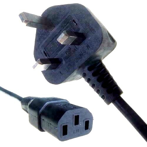 ORIGINAL UK Power Lead Cable for HD WideScreen HKC LCD MONITOR | eBay