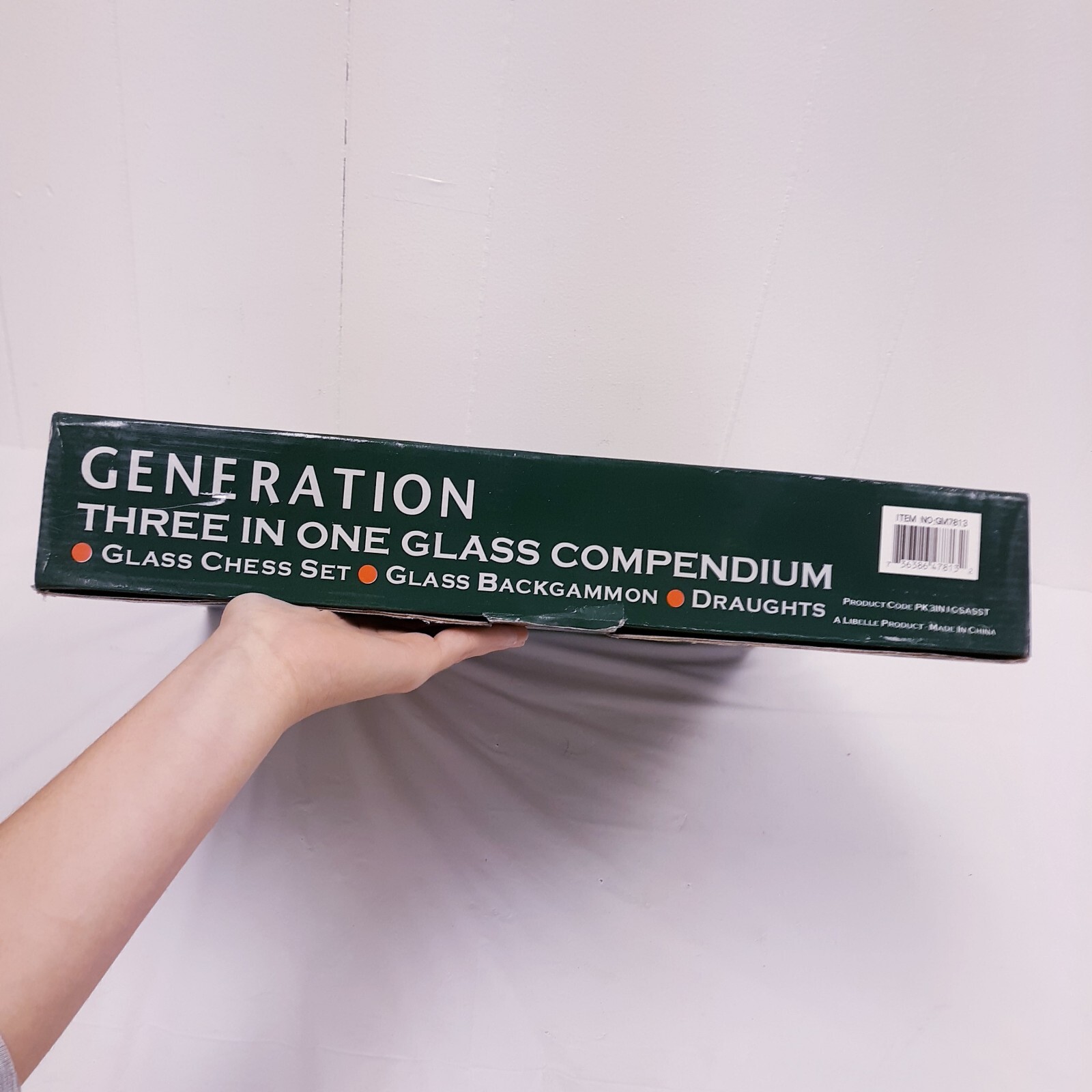 Generation Glass Checkers Pieces Limited Edition Three in One Glass ...