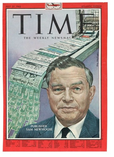 Publisher Sam Newhouse 1962 Time Est Solo Le Cover D'Origine De ...