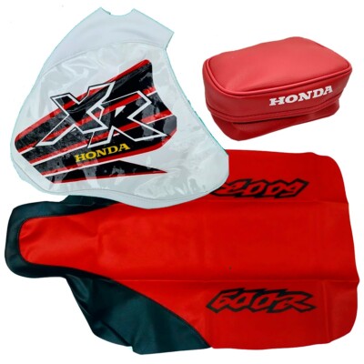 🚩 Fuel Tank Cover Seat cover and Tool Bag for Honda XR600R XR600 XR 600 ...