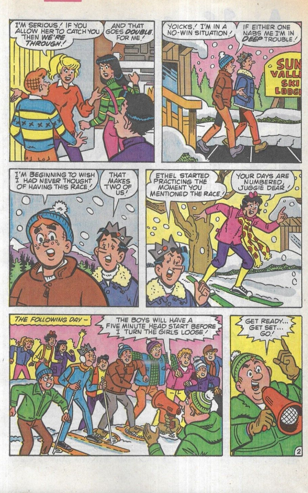 Pep Comic 411 First Print 1987 George Gladir Stan G Rudy Lapick Bill ...