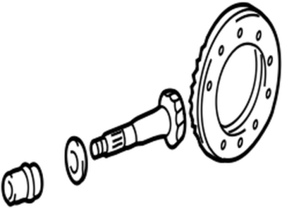 41201-80569 Toyota Final gear kit, differential, rear 4120180569, New ...