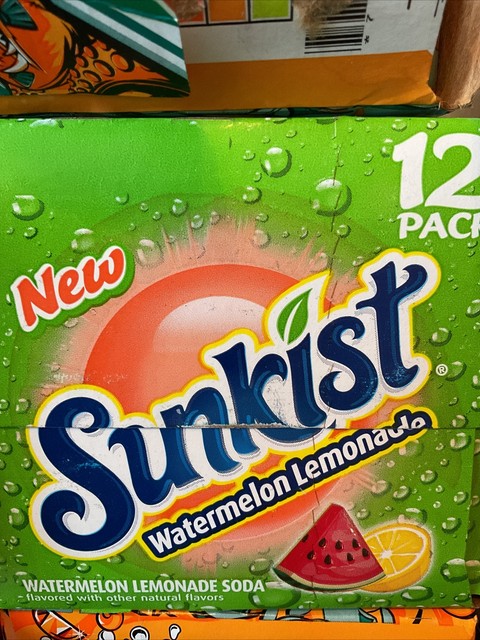 SUNKIST WATERMELON LEMONADE 12 PACK - VERY RARE 2023 LIMITED EDITION ...