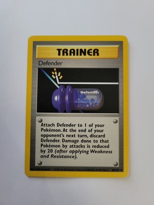 1999 Pokémon Base Set Trainer Defender 80/102 | eBay