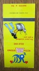 GIRLIE LADY MATCHBOOK COVER: PIE R SQUARE PIZZA FORT WORTH, TEXAS ...