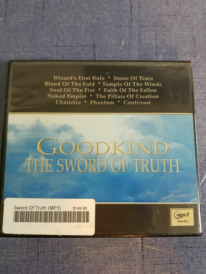 The SWORD OF TRUTH Series Terry Goodkind 17 MP3 Audiobook 5 DVD Set ...