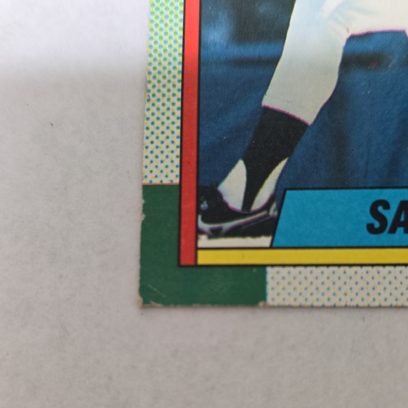 Error Card 1990 Topps Baseball Card #692 Sammy Sosa White Sox- DOB ...