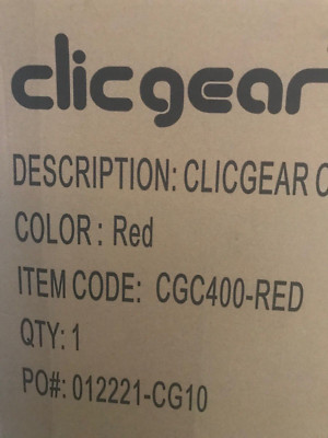New Clicgear Model 4.0 Golf Push Cart Red IN STOCK | eBay