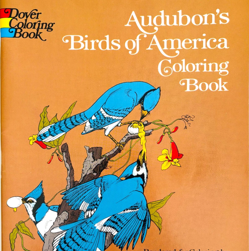 2016 Audubon's Birds of America Coloring Book Dover 1974 Reprint Unused ...